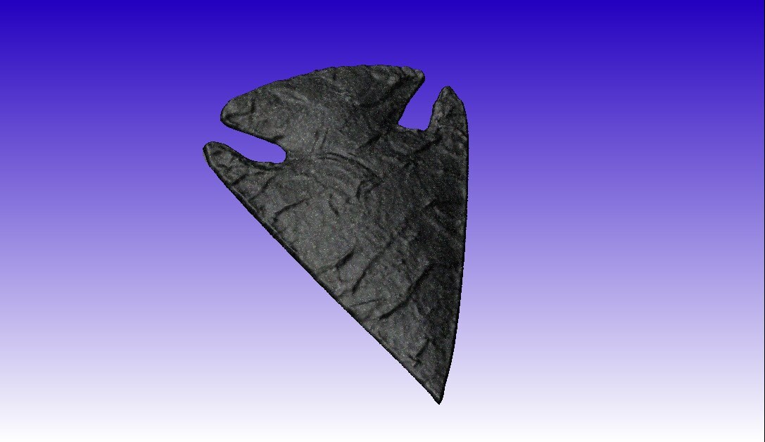 Flint Arrowhead 3d Relief Model in Stl File Format for Download Only - Etsy
