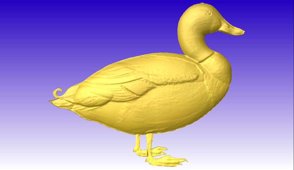Mallard Duck Vecter Relief Art for Cnc Projects and Sign Patterns in ...