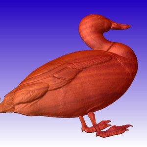 Mallard Duck Vecter Relief Art for Cnc Projects and Sign Patterns in ...