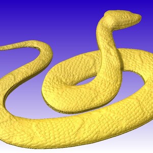 Snake 3d Vector Model for Cnc Projects and Sign Carving in Relief in ...