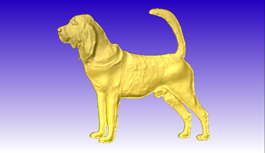 Bloodhound Vector Relief Model for Cnc Router Projects or Sign Carving ...