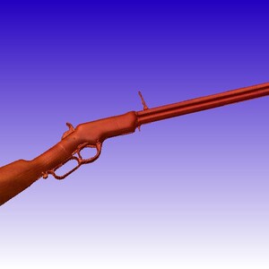 Old Henry Rifle Vector Relief Model for Cnc Routers or Sign Patterns in ...