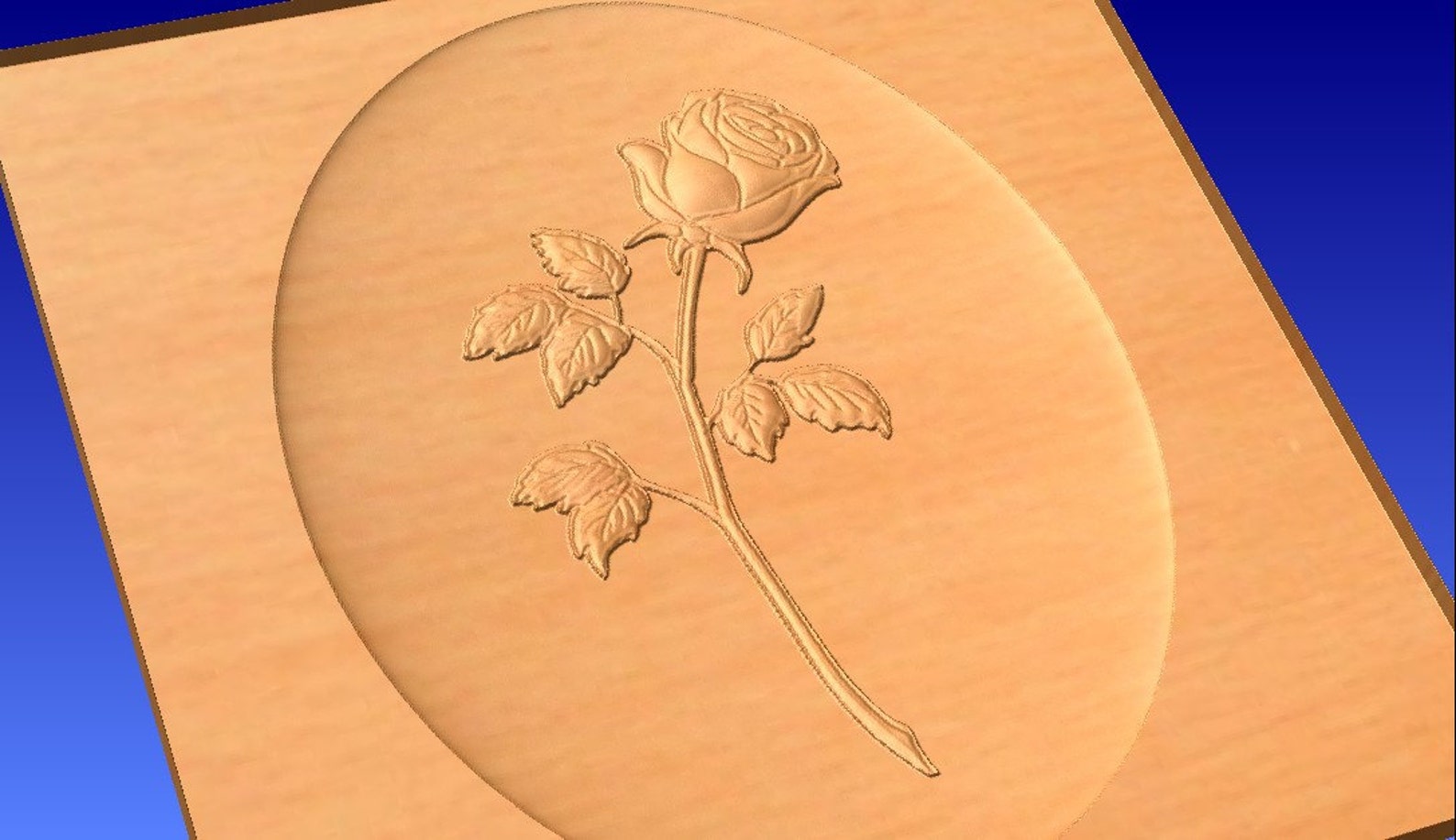 Happy Valentine's Day Rose CNC Pattern 3d Relief Stl File This is the ...