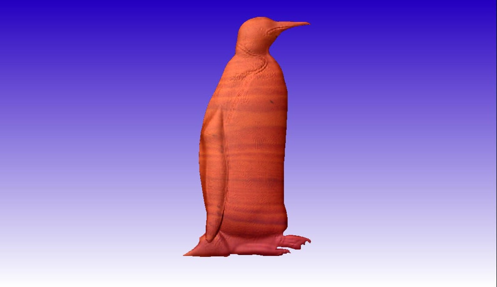 Penguin Vector Relief Model for Cnc Routers or Sign Making Pattern in ...