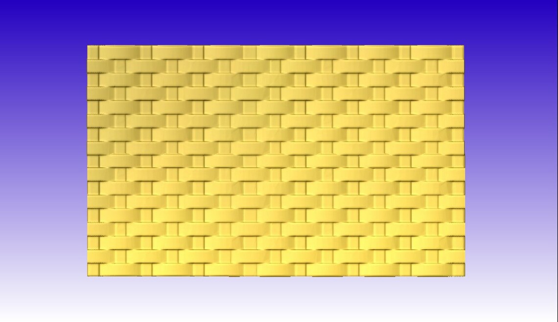 Basket Weave Pattern 3D Vector Art for Cnc Projects Looks Great Carved ...