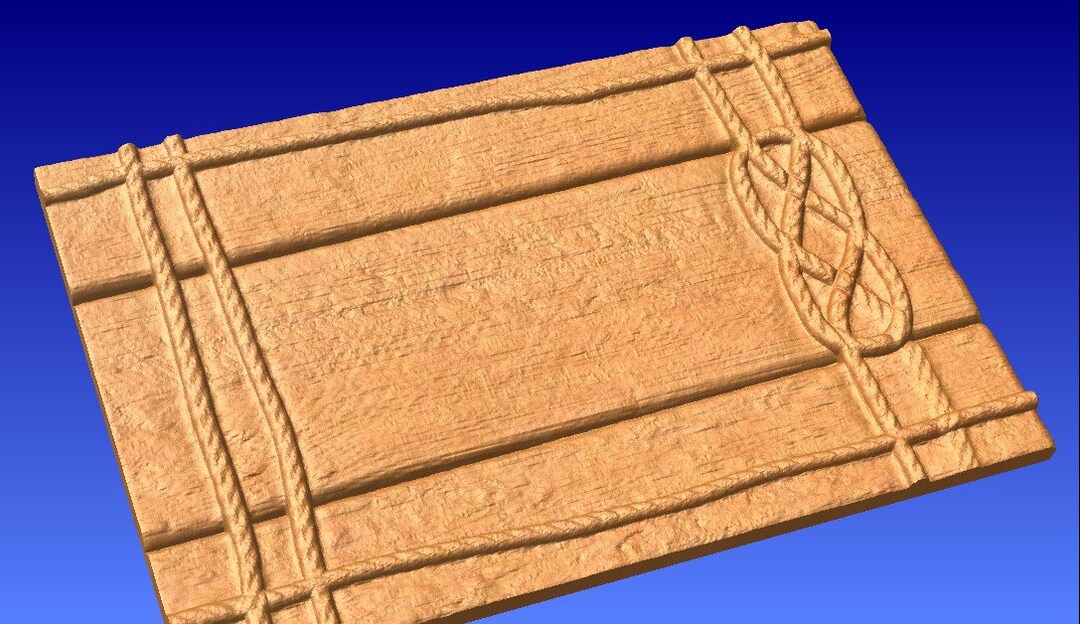 Ropes on Wood Background Cnc Carving Pattern for Sign or Wall Decor ...