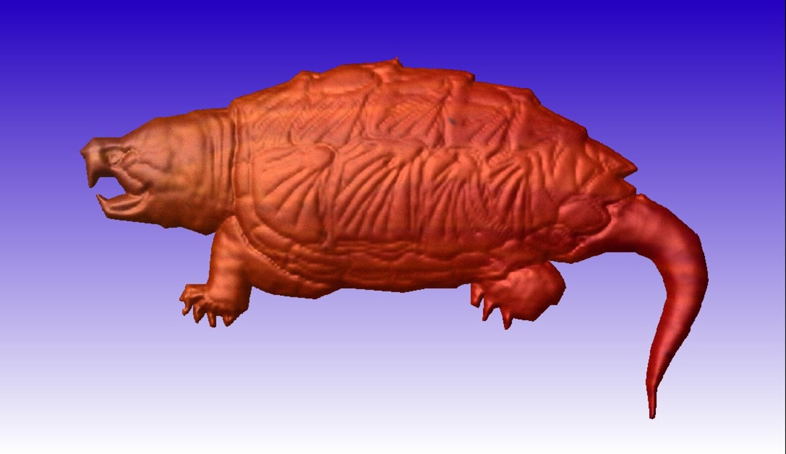 Snapping Turtle Vector Relief Model for Cnc Router Projects and Sign ...