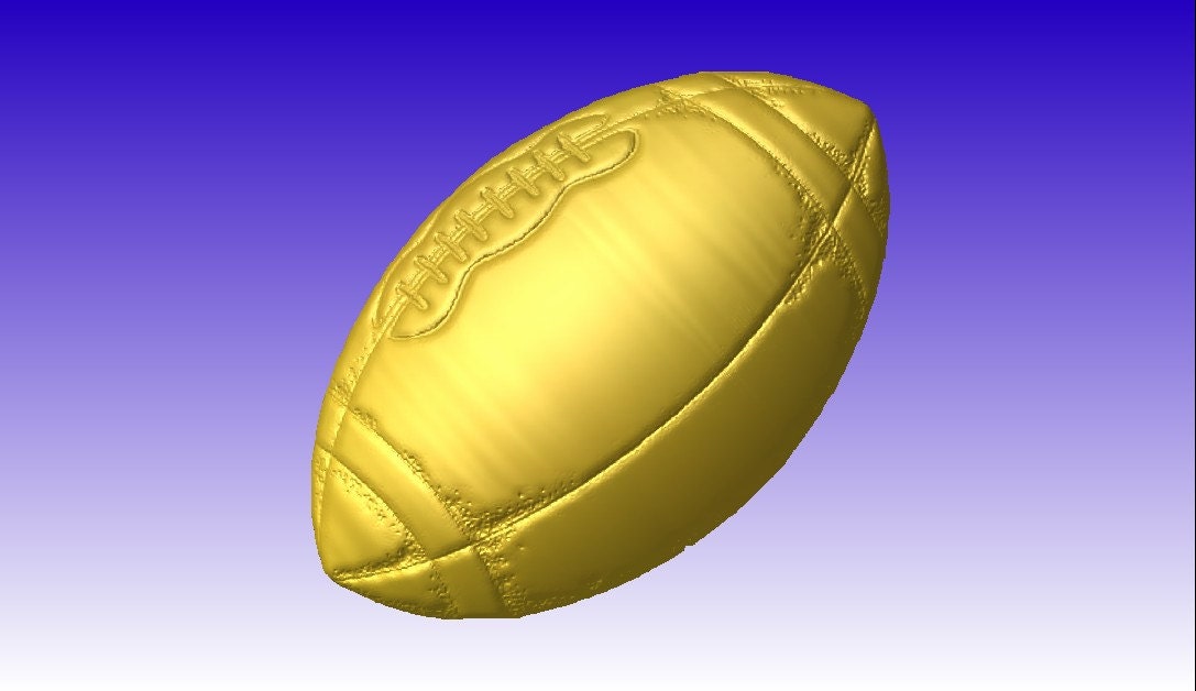 Football Vector Art Relief Model for Cnc Router Projects or 3D Sign ...