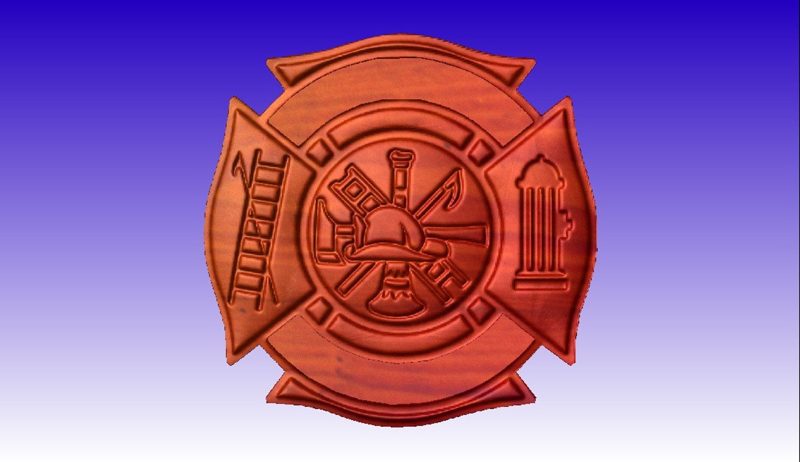 Maltese Cross 3D Vector Art Model in Stl File Format for Cnc Routers or ...