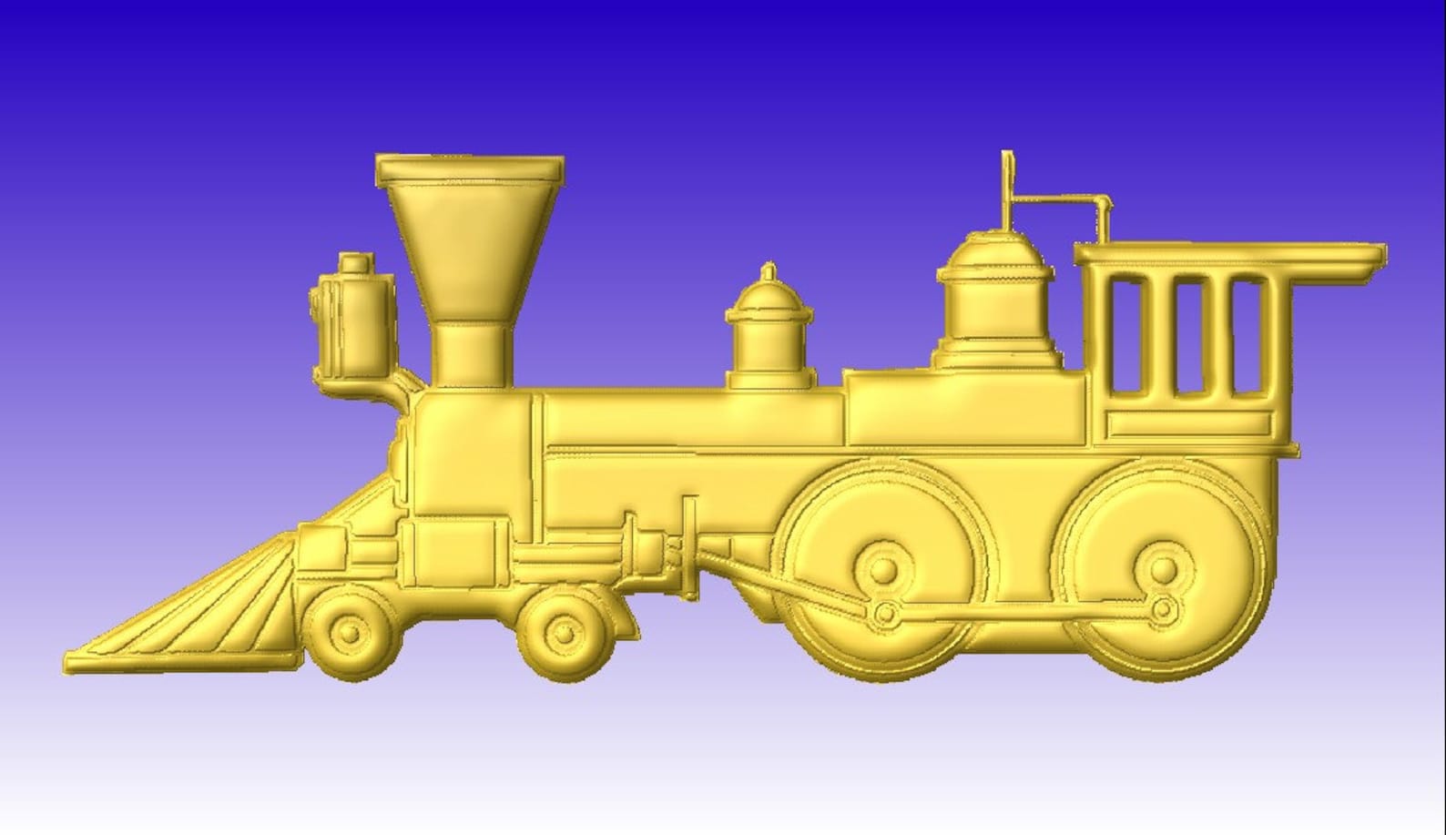 Toy Train Vector Relief Model for Cnc Router Projects and Sign Carving ...