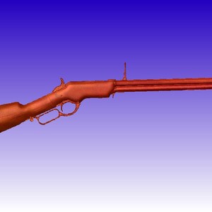 Old Henry Rifle Vector Relief Model for Cnc Routers or Sign Patterns in ...