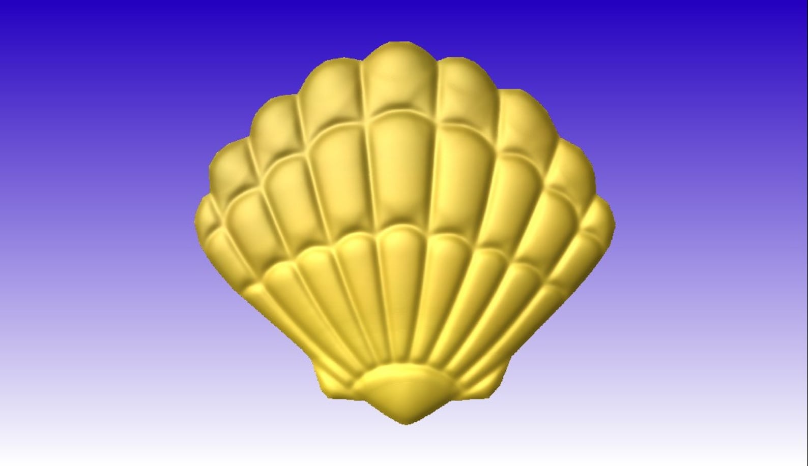Shell Vector Art Relief Model for Cnc Router Projects or Sign 3D ...
