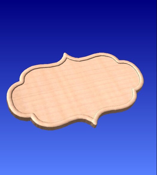 Sign Pattern 3d Clipart for Cnc Router Projects or Wood Carving in Stl ...