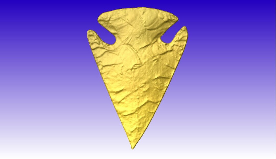 Flint Arrowhead 3d Relief Model in Stl File Format for Download Only - Etsy