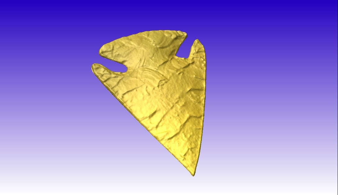 Flint Arrowhead 3d Relief Model en formato de archivo stl solo | Etsy