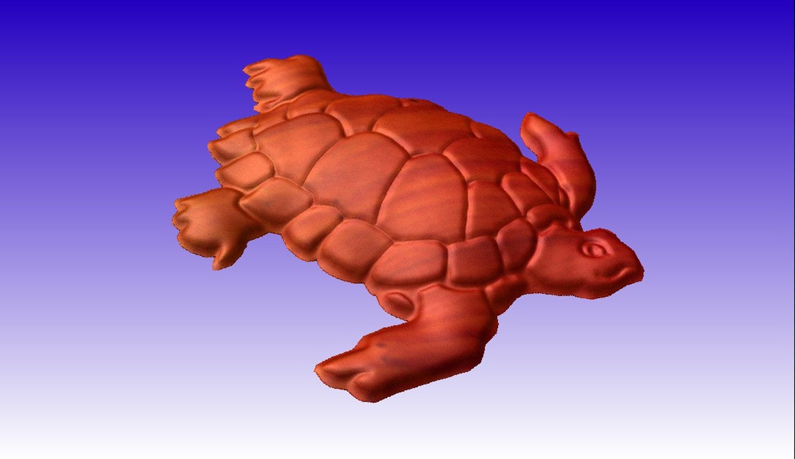 Fun Turtle Vector Relief Model for Cnc Router Projects or Sign Carving ...