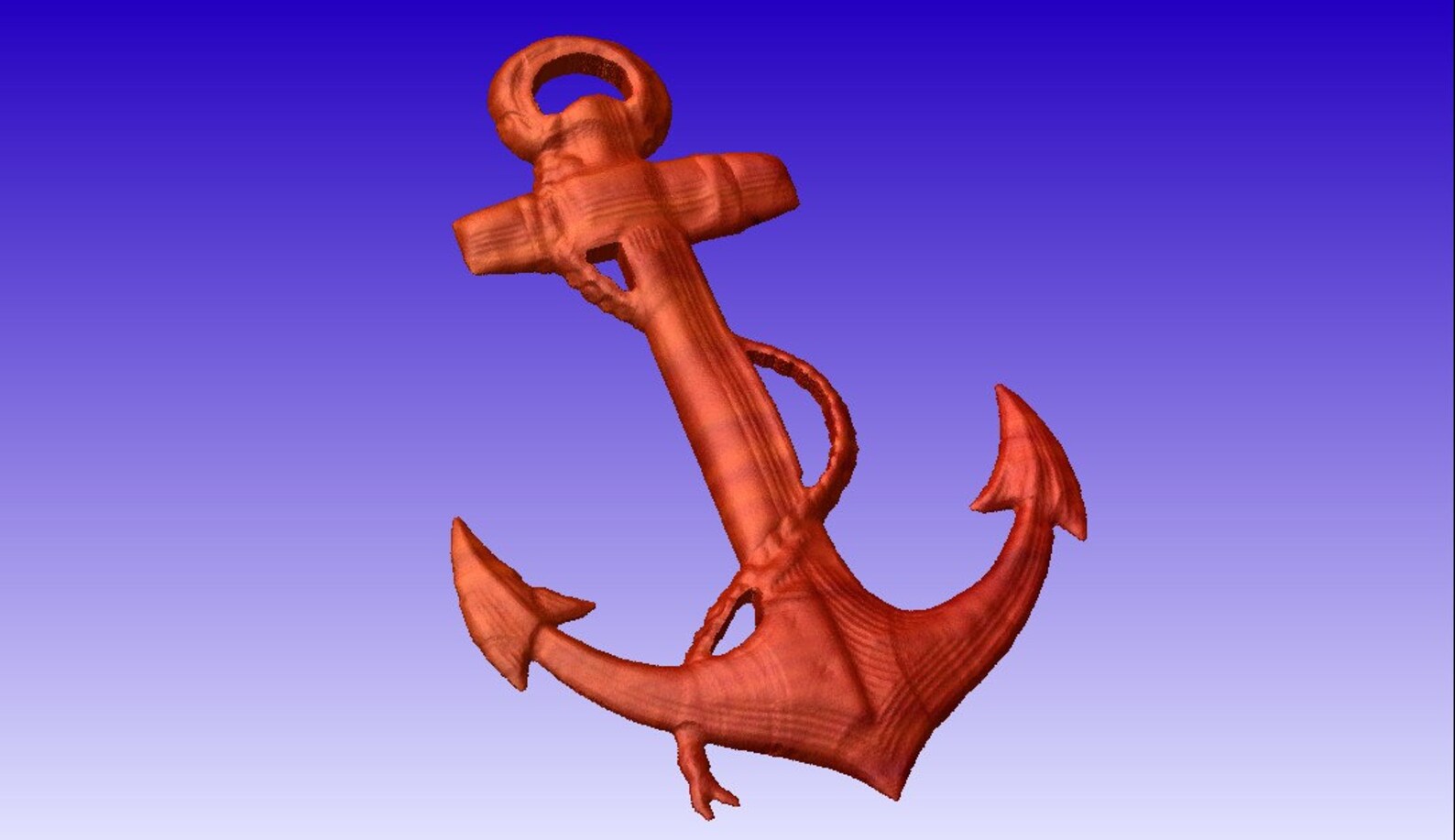 Anchor 3d Vector Art for Cnc Projects or Carving Patterns in Stl File ...