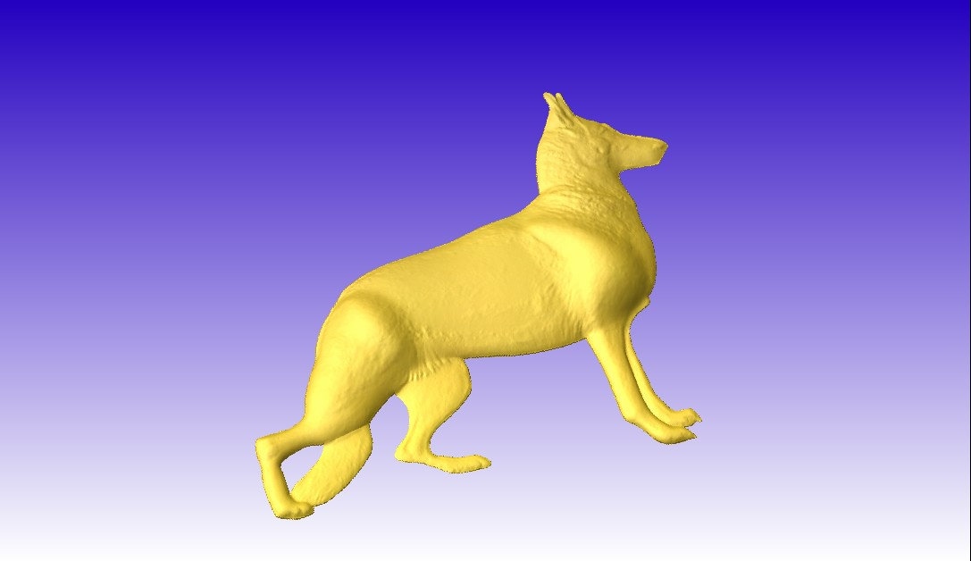 German Shephard 3D Vector Relief Model for Cnc Router Projects or Sign ...