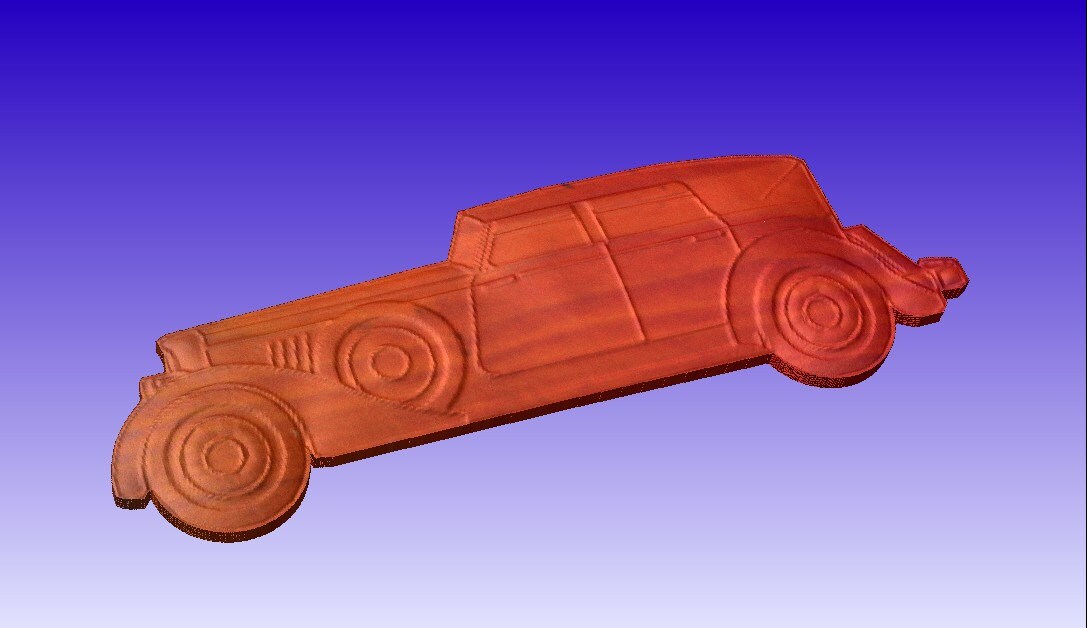 Old Car 3d Vector Art Model for Cnc Router Projects or Carving - Etsy