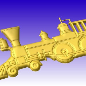 Toy Train Vector Relief Model for Cnc Router Projects and Sign Carving ...