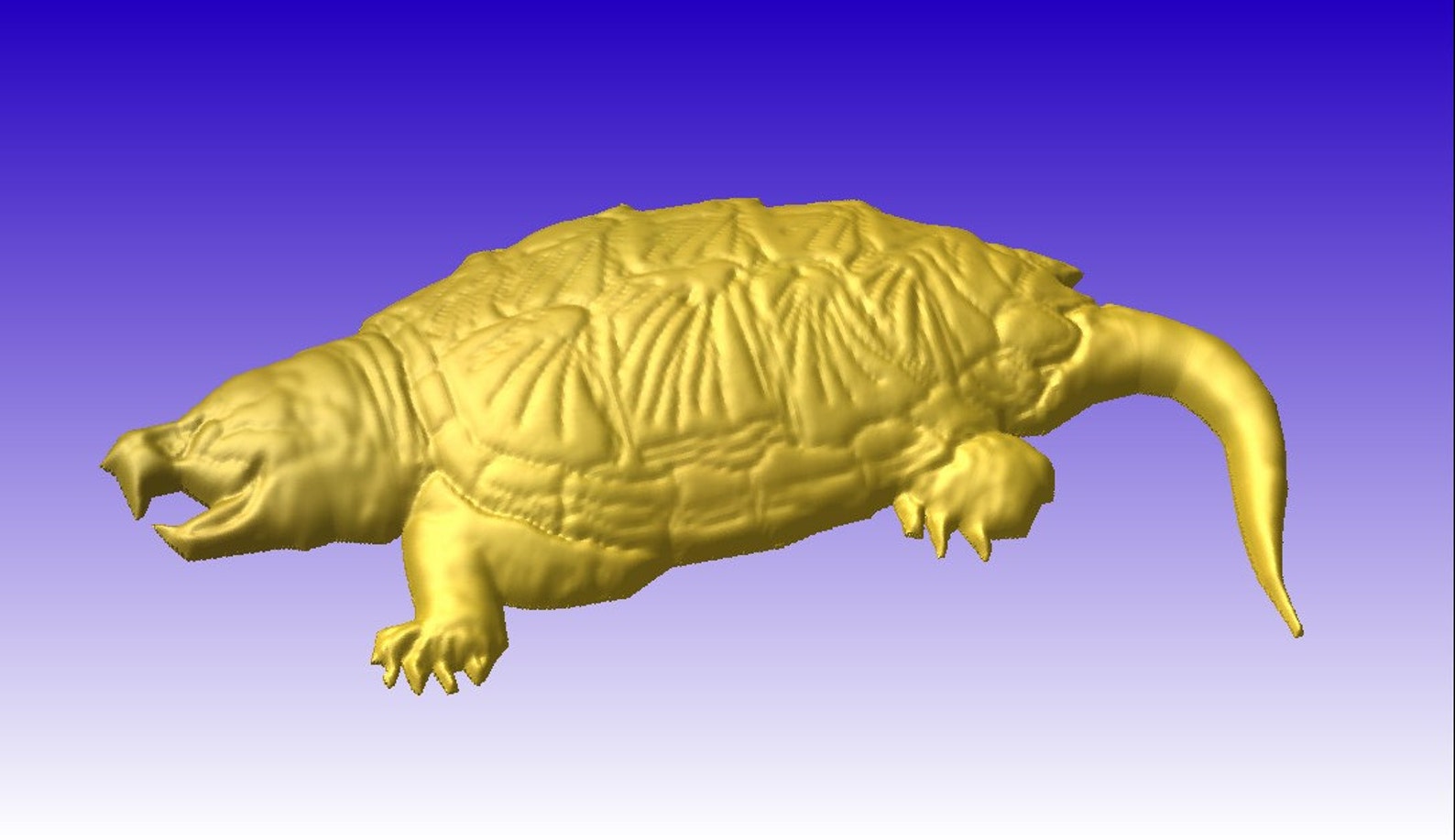 Snapping Turtle Vector Relief Model for Cnc Router Projects and Sign ...