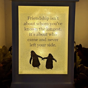 Sentimental Friendship LED Lantern - Etsy