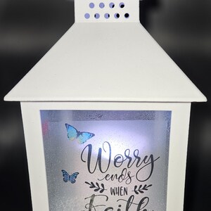 Love Hope Faith LED Lantern - Etsy