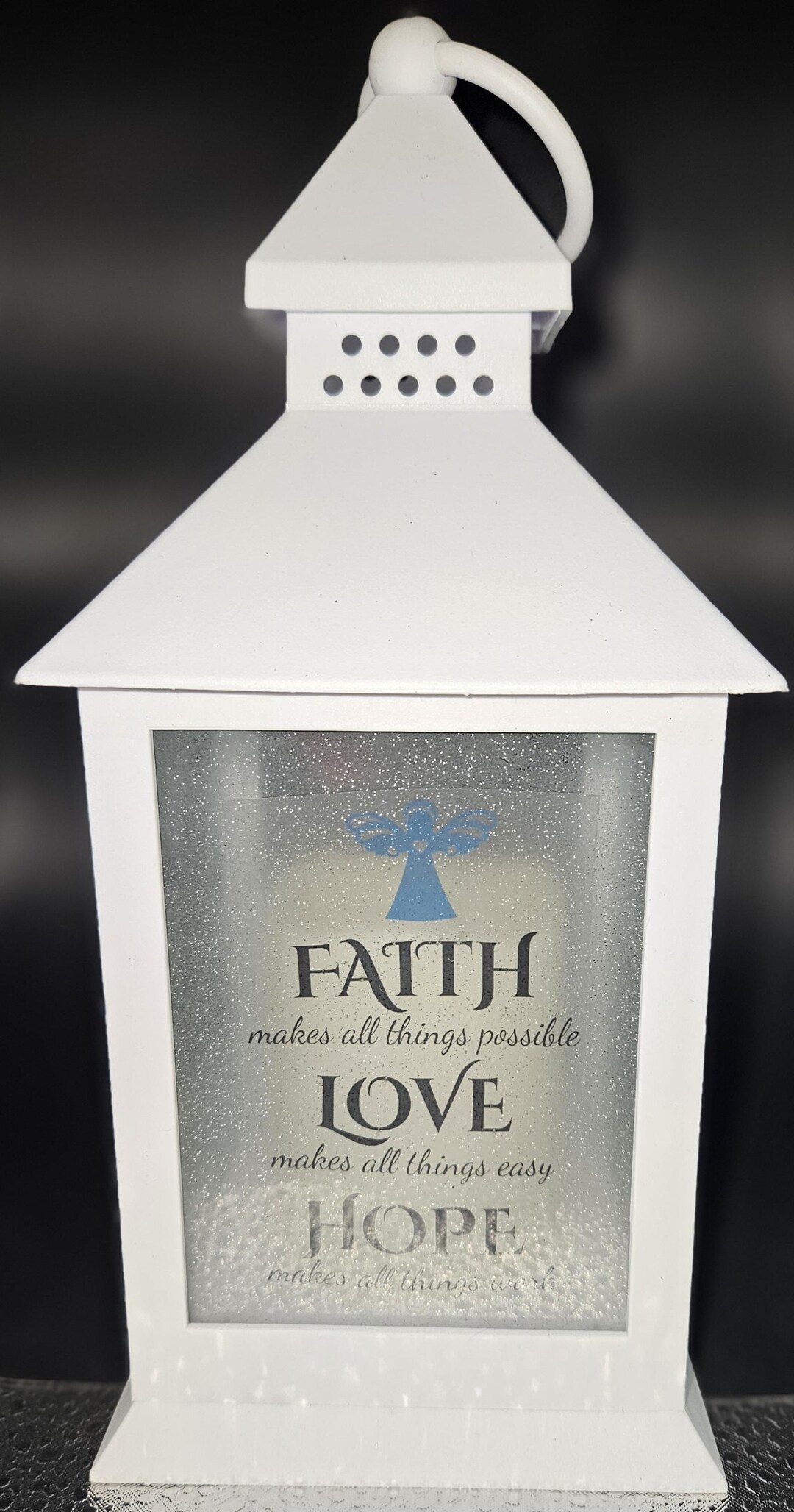 Love Hope Faith LED Lantern - Etsy