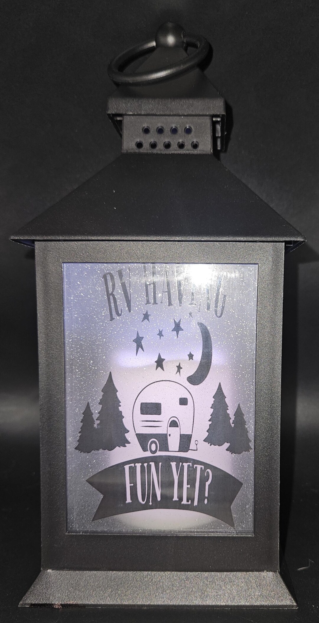 RV Having Fun Yet? LED Lantern - Etsy