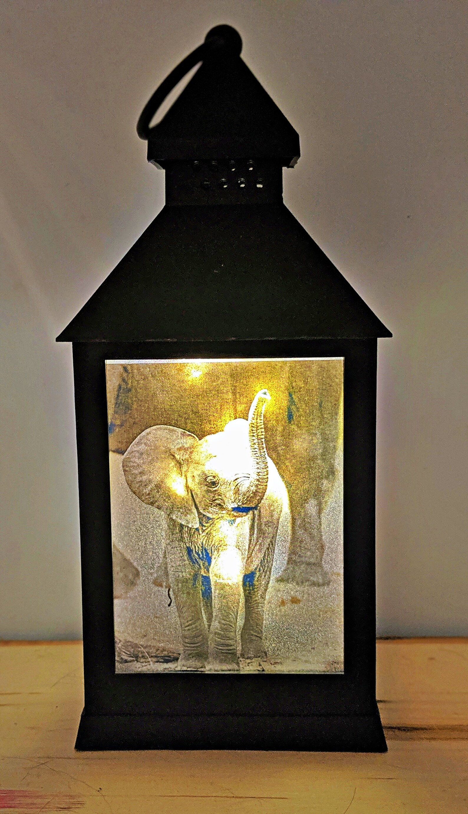 Elephant LED Lantern - Etsy
