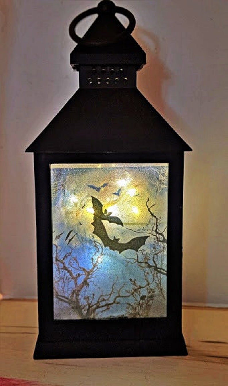 Owl Halloween LED Lantern - Etsy