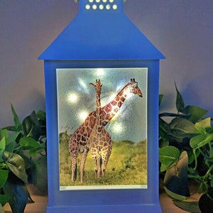 Giraffe LED Lantern - Etsy