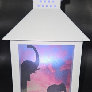 Elephant LED Lantern - Etsy