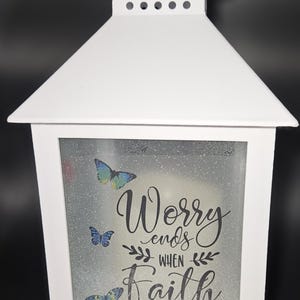 Love Hope Faith LED Lantern - Etsy
