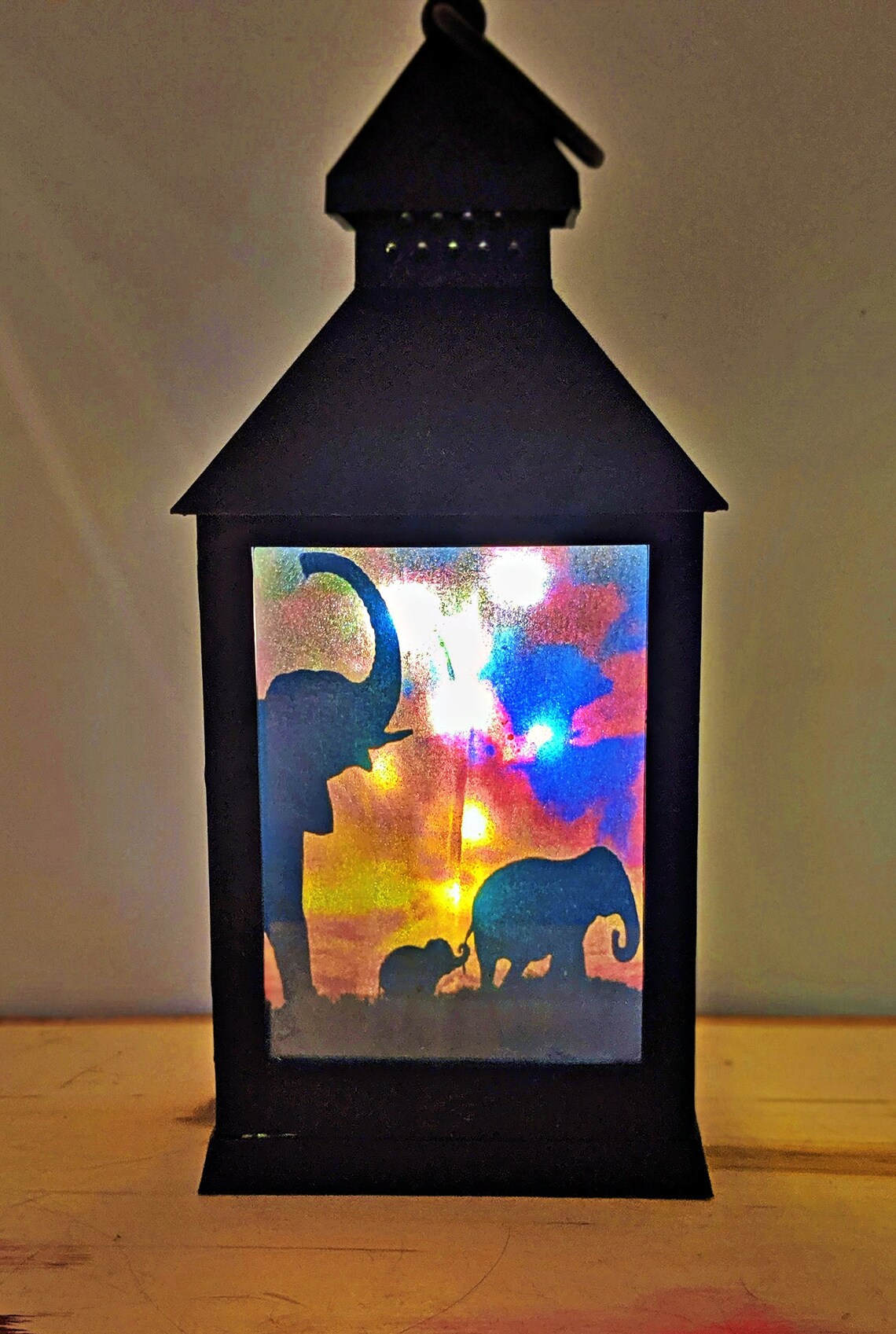Elephant LED Lantern - Etsy