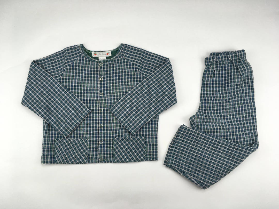 French Plaid Cotton Jacket & Pants Set - Pom'flore Children's Clothing ...