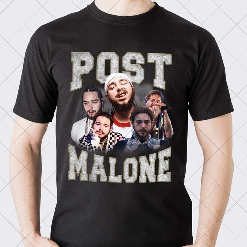 High Quality Vintage P.malone PNG File, Posty Inspired PNGN Digital ...