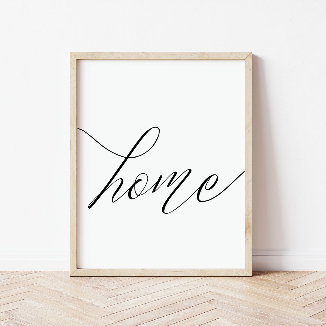 Printable Home Sayings, DIY Home Sign Template, for the Home Wall Art ...