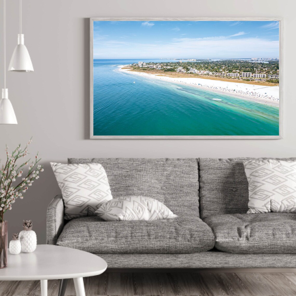 Siesta Key Beach Aerial Photo Landscape | Siesta Key Beach Printed ...