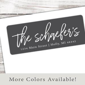 Return Address Label Sheets | Simple Return Address Labels ...