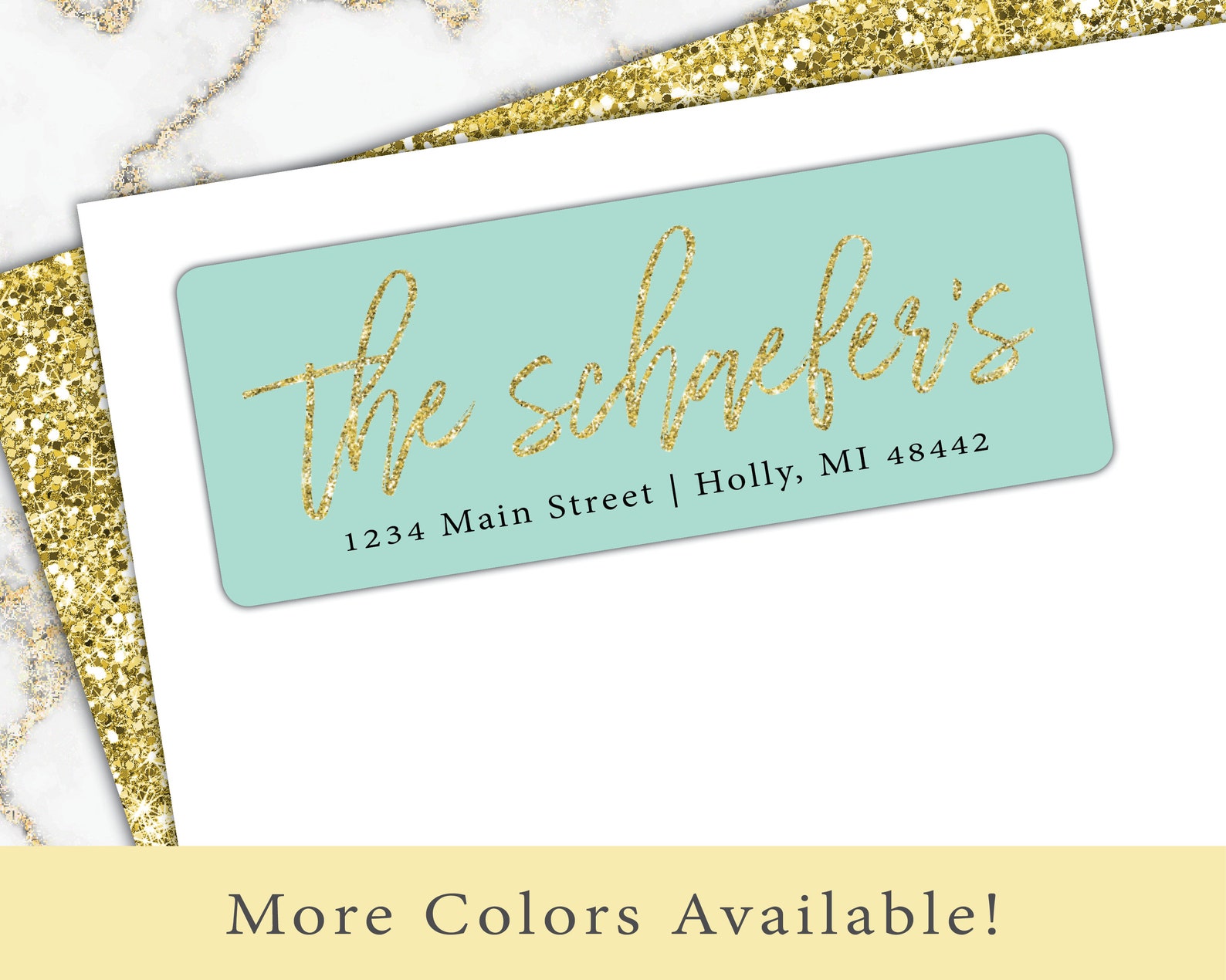 Gold Return Address Labels Simple Return Address Labels Gold - Etsy