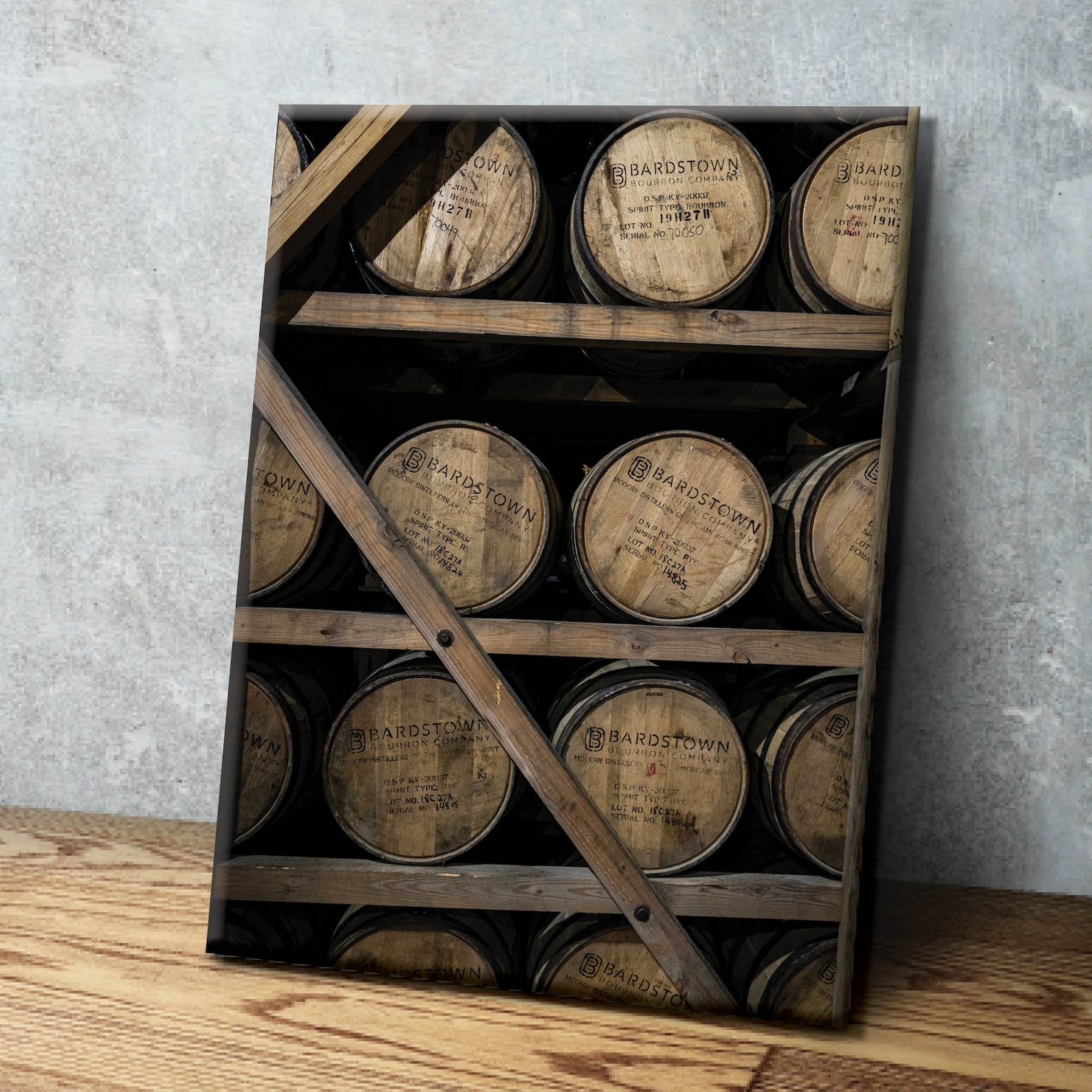 Bourbon Barrels Acrylic or Canvas Wall Art Photo Distillery - Etsy