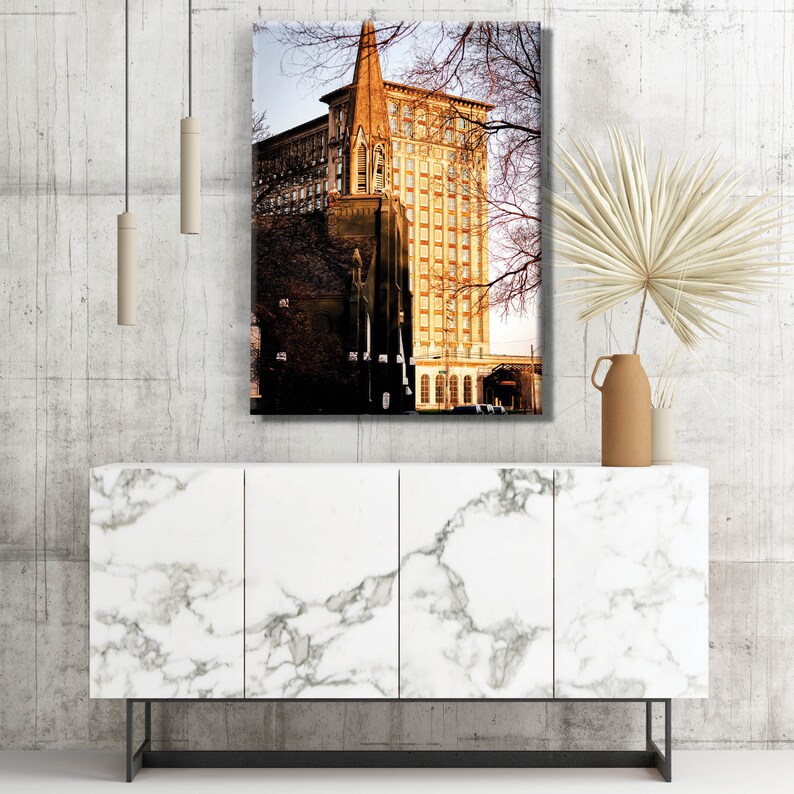 Detroit Train Station Wall Canvas or Acrylic Art Grand - Etsy