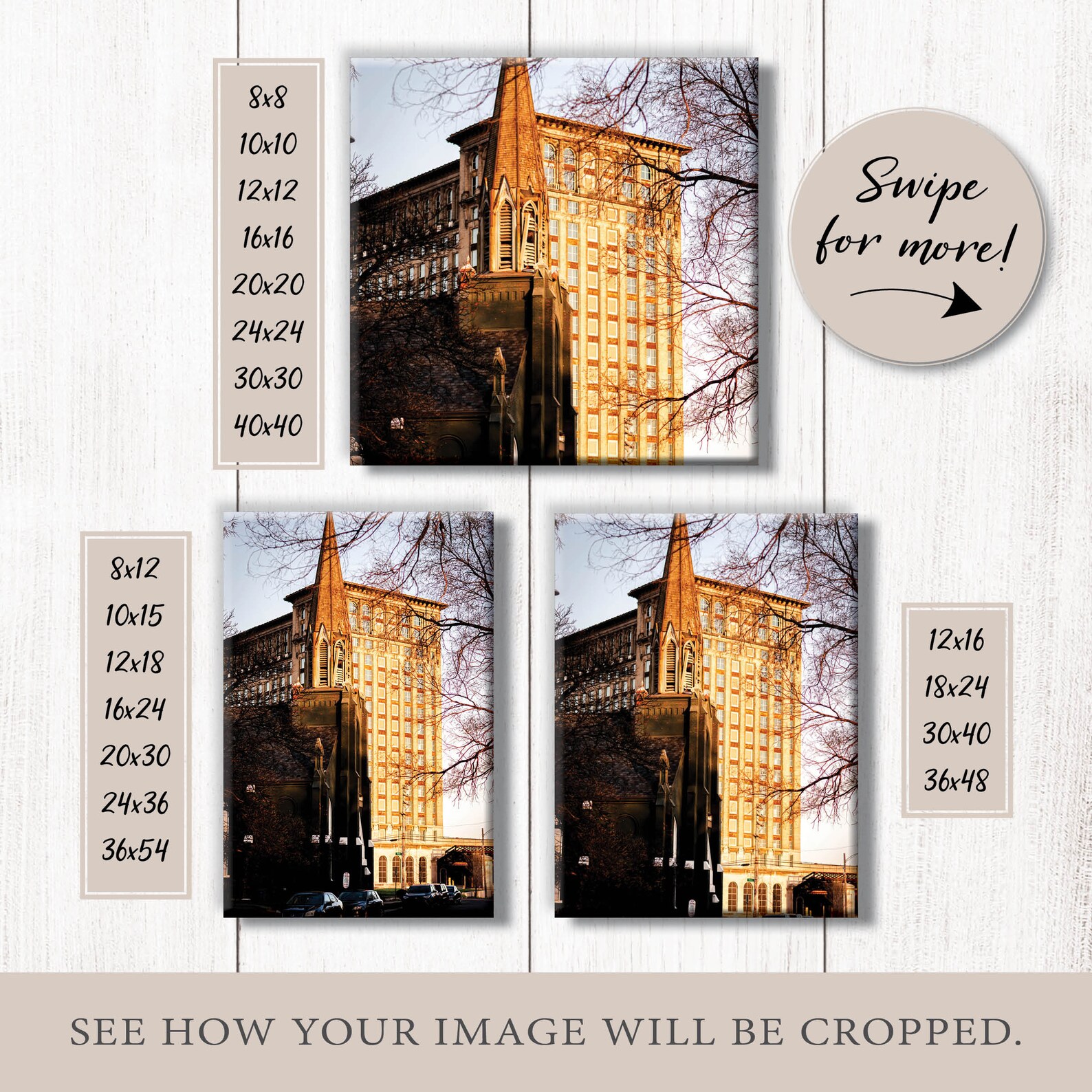 Detroit Train Station Wall Canvas or Acrylic Art Grand - Etsy