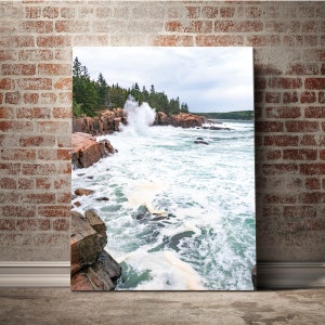 Acadia National Park Coast During Storm | Acadia Photograph Near ...