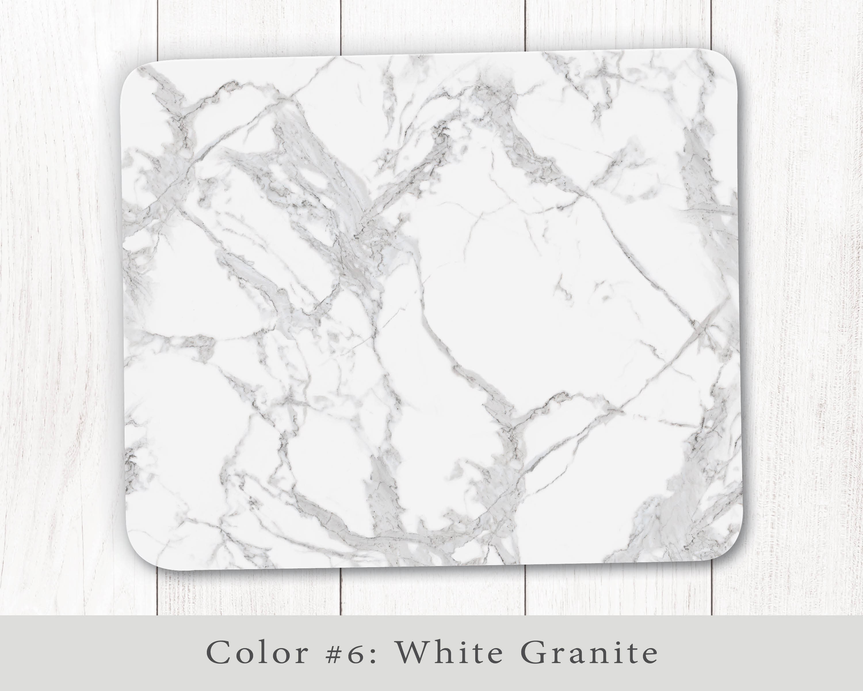 White Marble Mouse Pad Marble Mouse Pad White and Gray | Etsy