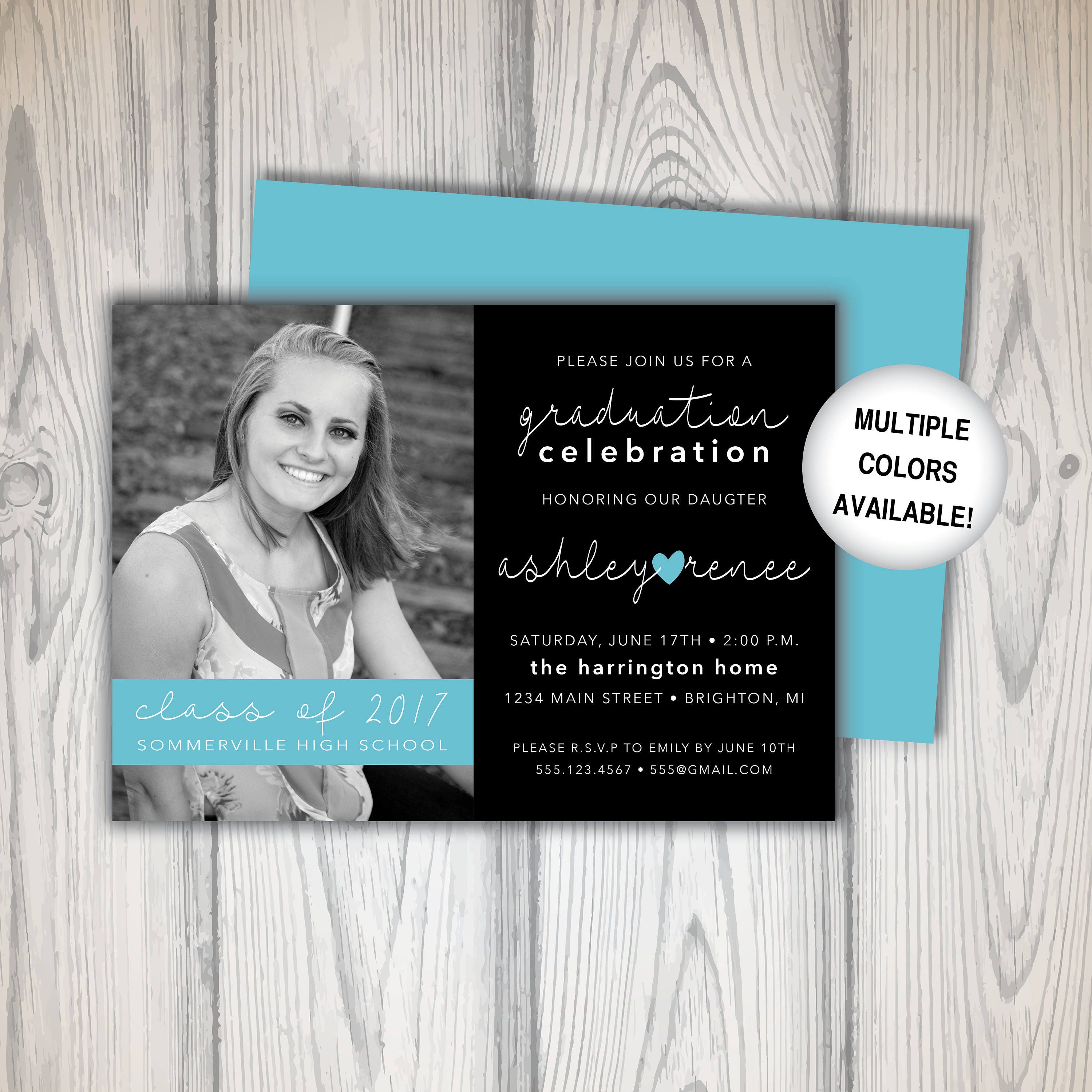 Graduation Party Invitation Template Class of 2019 - Etsy
