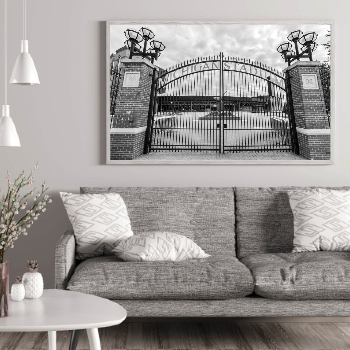 Michigan Stadium Gate Photo U of M Sign Photography - Etsy