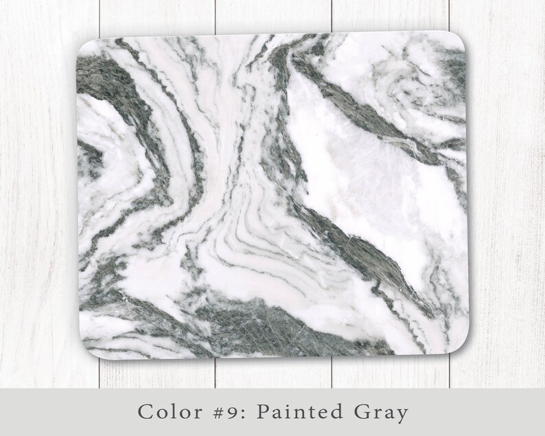 White Marble Mouse Pad | Marble Mouse Pad White and Gray Marble | Home ...