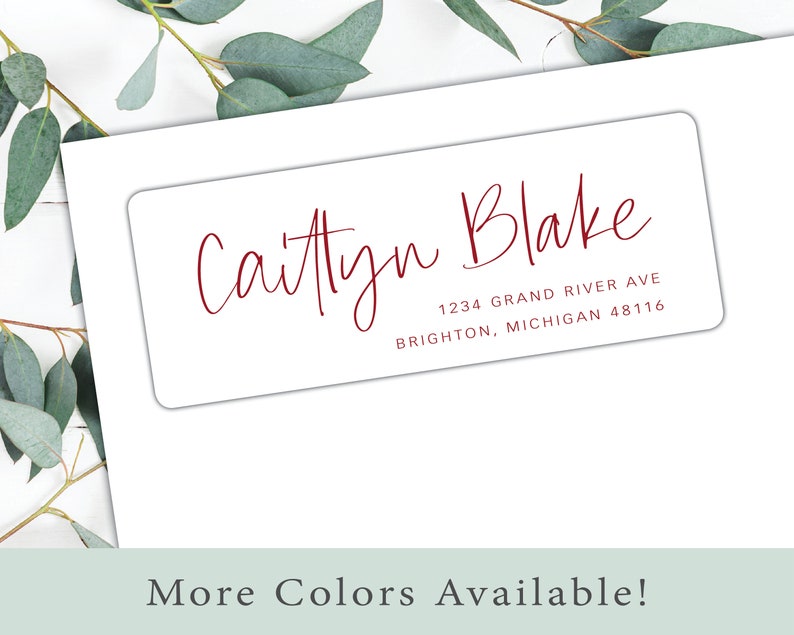 Return Address Label Sheets Simple Return Address Labels - Etsy